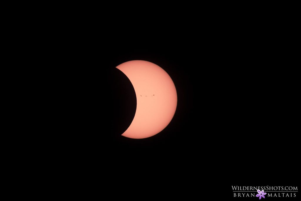 Sun Spots, Total Solar Eclipse 2017 - Wildernessshots Photography