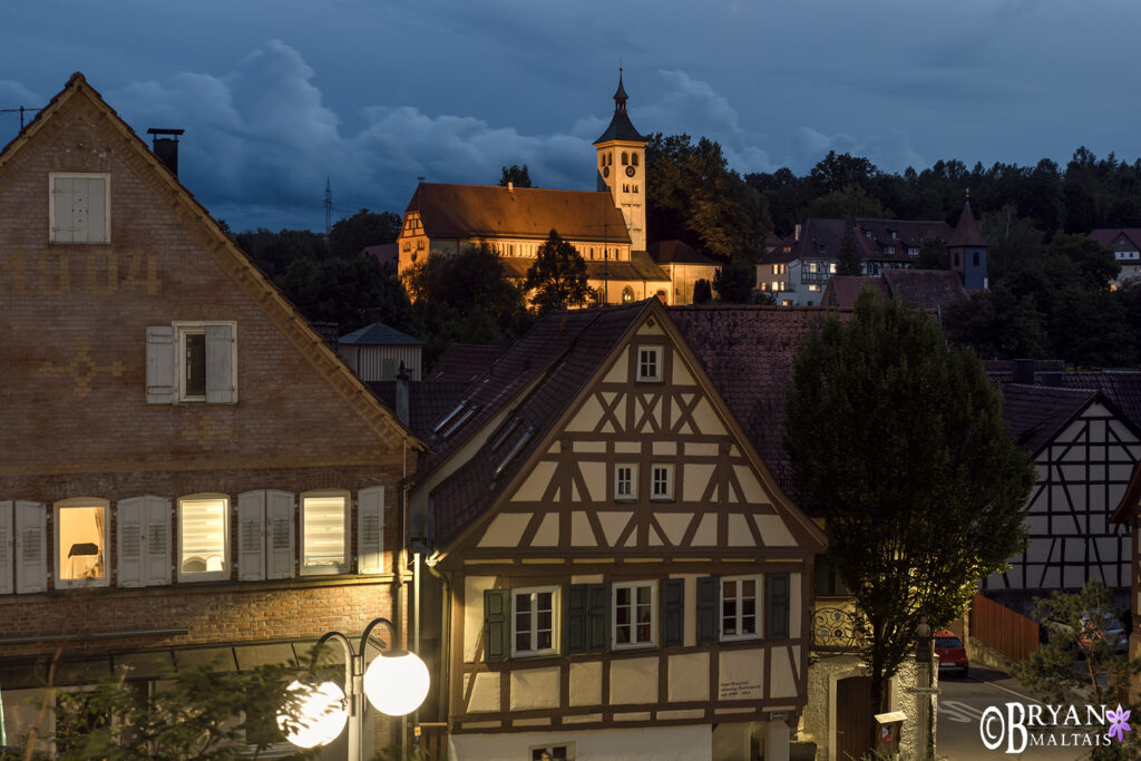 Klosterkirche Denkendorf after dusk - Wildernessshots Photography